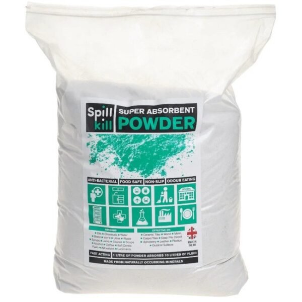 Spill Kill Super Absorbent Powder 25-litre Bags | UK Distributor